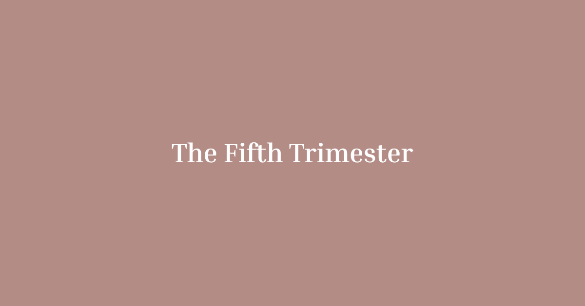 The Fifth Trimester: What It Is and Why It Matters – The Cot and Cradle ...